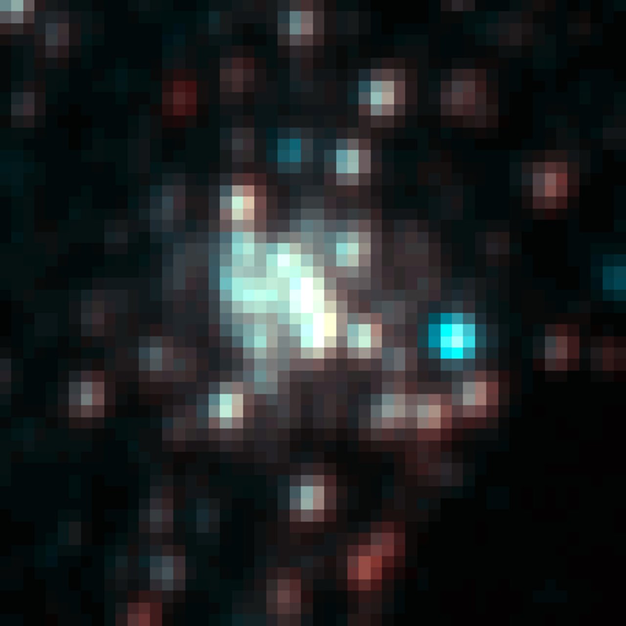Arches Cluster: Lick 3m (1994) | ESA/Hubble